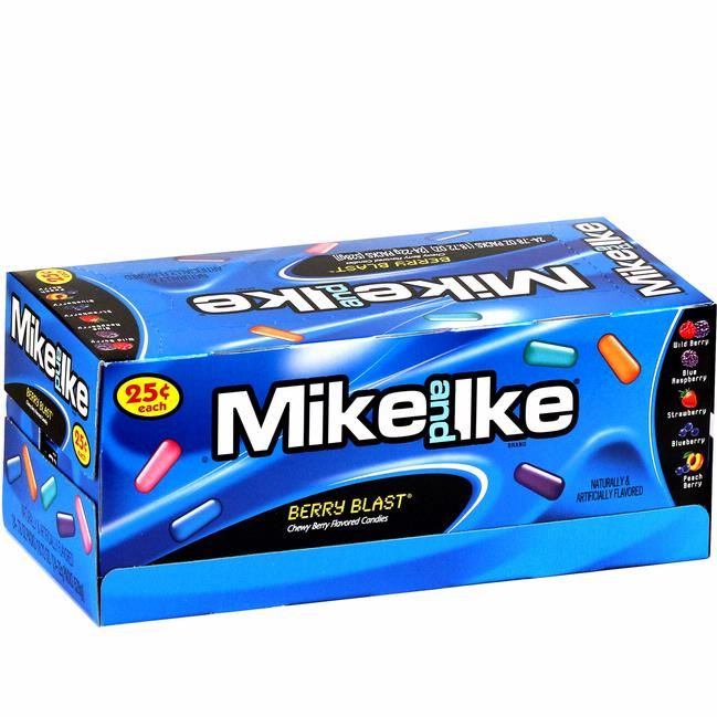 Mike and Ike Berry Blast Candy 0.78oz (22g) 24pk