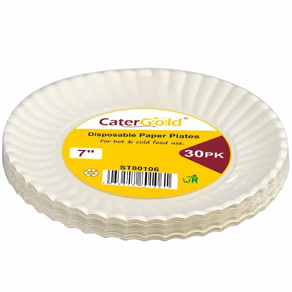 CaterGold Paper Plate 7" 30pk